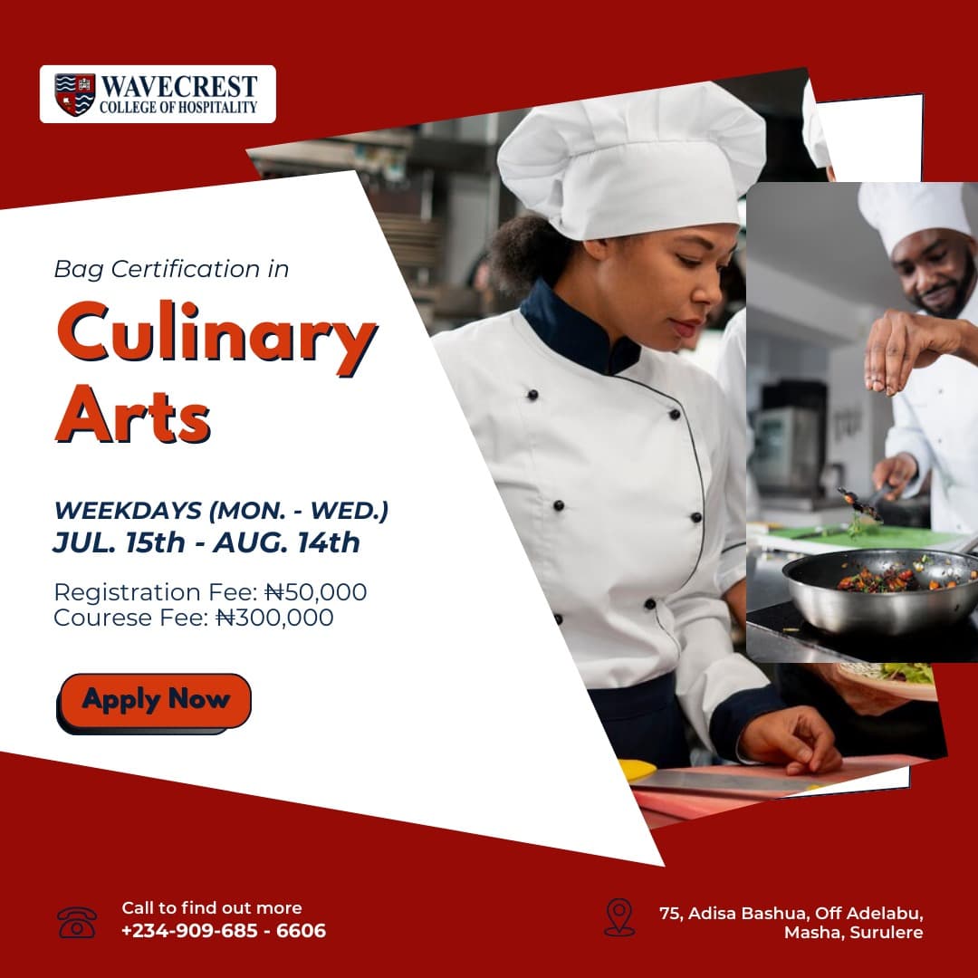 WAVECREST COLLEGE OF HOSPITALITY | HOME