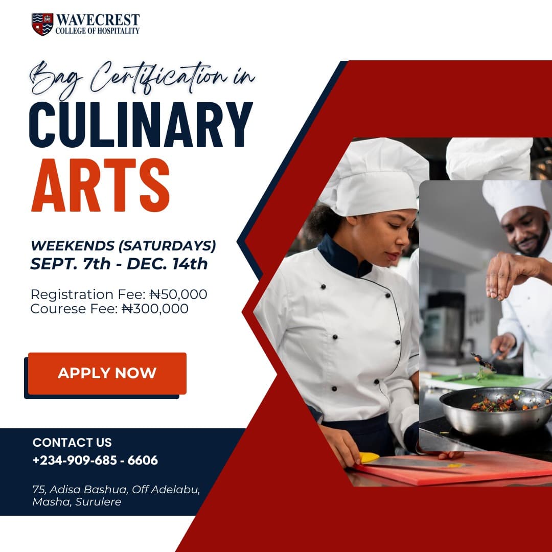 WAVECREST COLLEGE OF HOSPITALITY | HOME